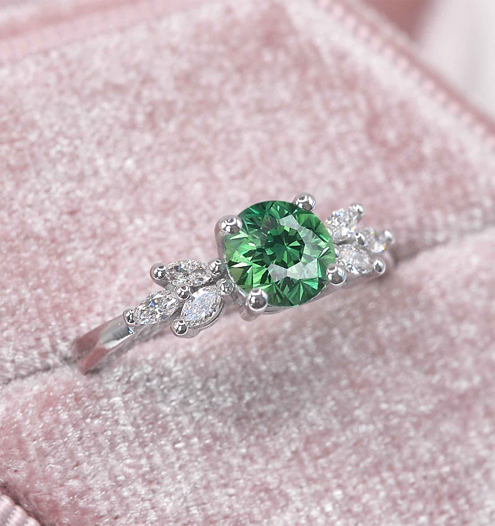 tourmaline engagement ring - DIORAH JEWELLERS