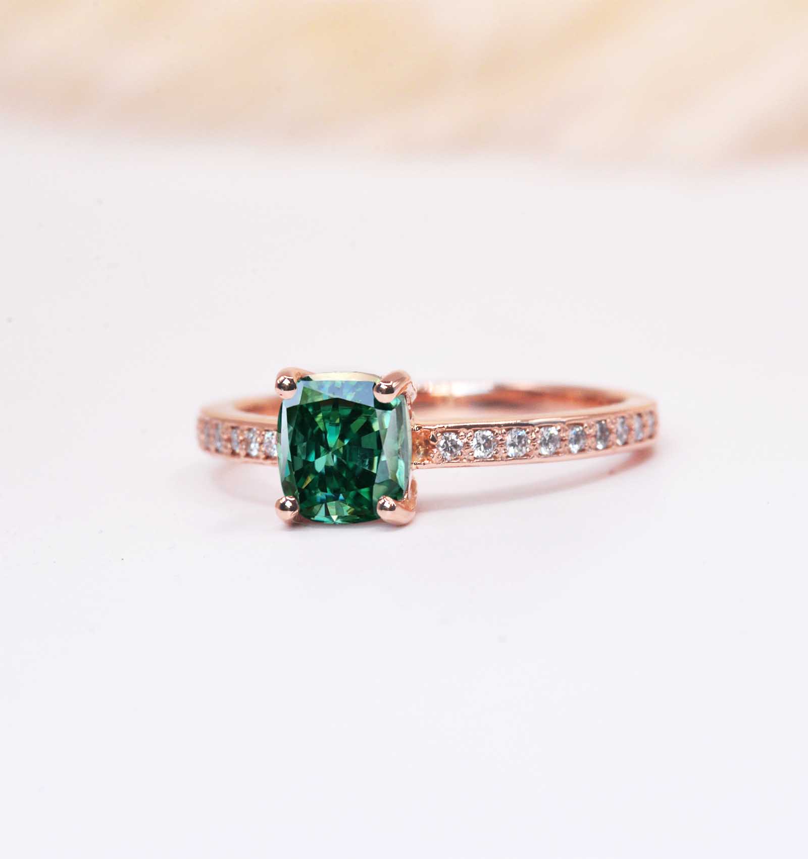 tourmaline engagement ring - DIORAH JEWELLERS