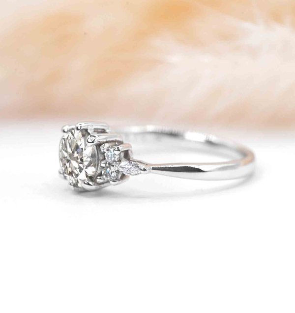 Lab diamond cluster ring - DIORAH JEWELLERS