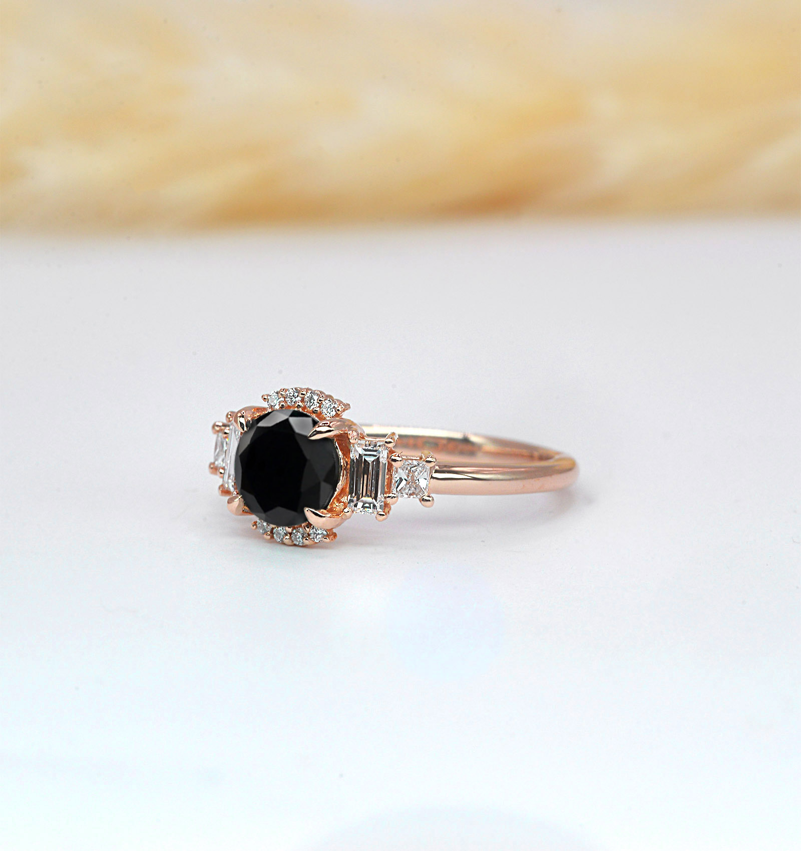 Black diamond high ring - DIORAH JEWELLERS
