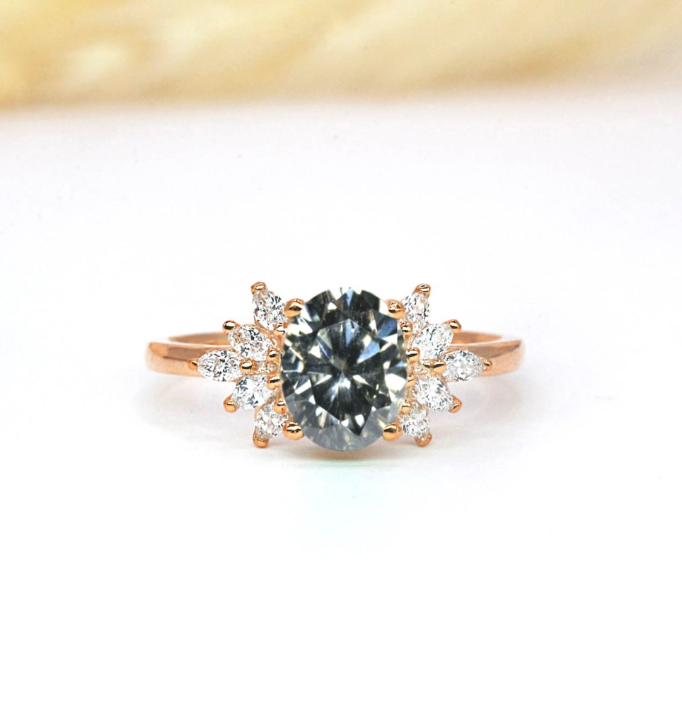 Moissanite diamond high ring - DIORAH JEWELLERS