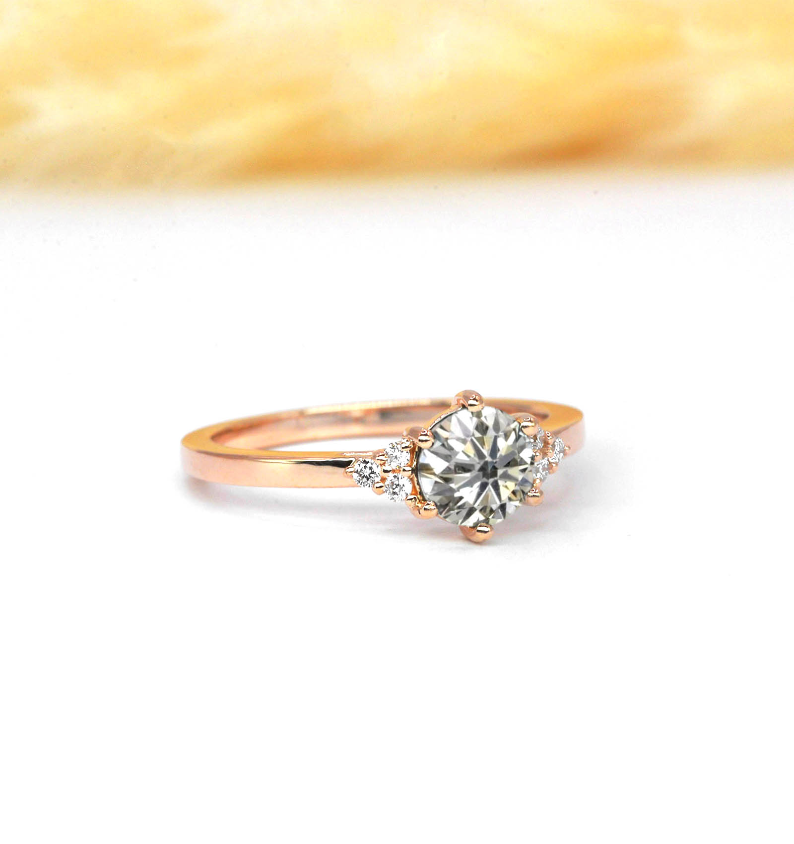Lab diamond cluster inspired ring - DIORAH JEWELLERS